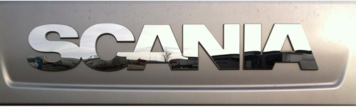 Stainless Steel Scania Letters