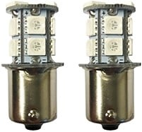 BA15S 13 SMD LED 24V Rood, zonder canbus Truck Accessoires