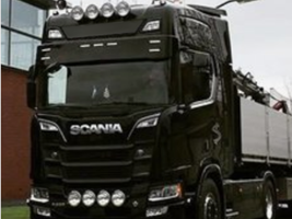 Polyester Sun Visor Scania Next Generation type 3D