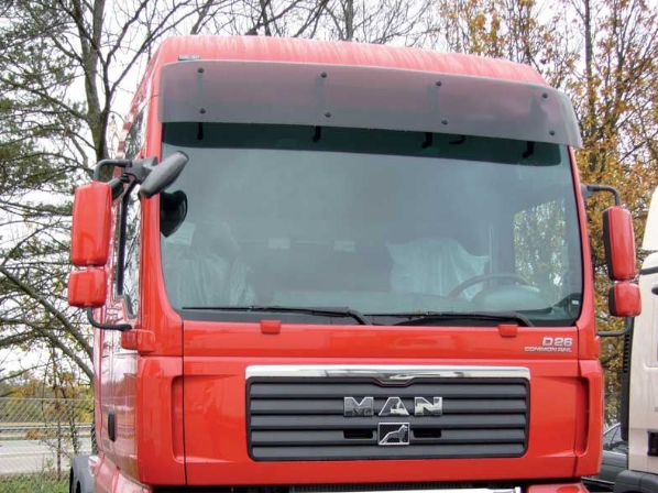 Acrylic Sun Visor MAN TGX XXL Truck Accessoires