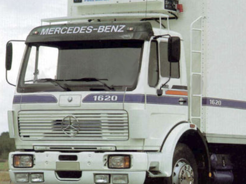 Acryl Zonneklep Mercedes MK & SK series met korte cabine en laag dak ...