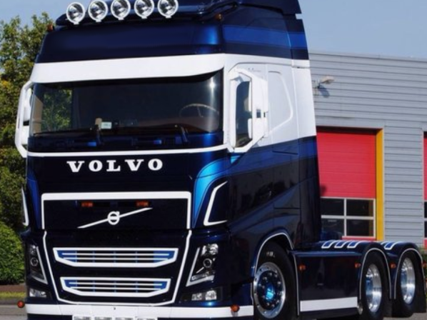 Polyester Sun Visor Volvo FH4 type 2 Truck Accessoires