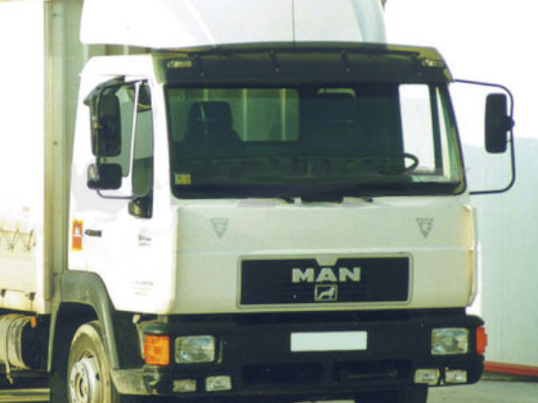 Acrylic Sun Visor MAN L2000 / M2000 city cabin Truck Accessoires