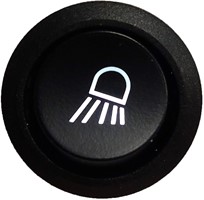 BI-color Schakelaar spot links symbool / logo wit 4 pin Truck Accessoires