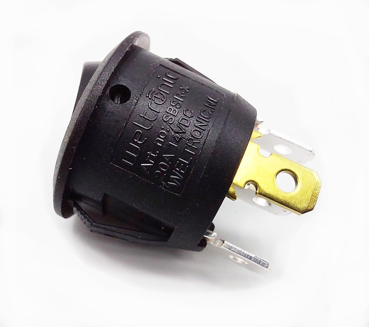 BI-color Switch spot left symbol / logo white 4 pin