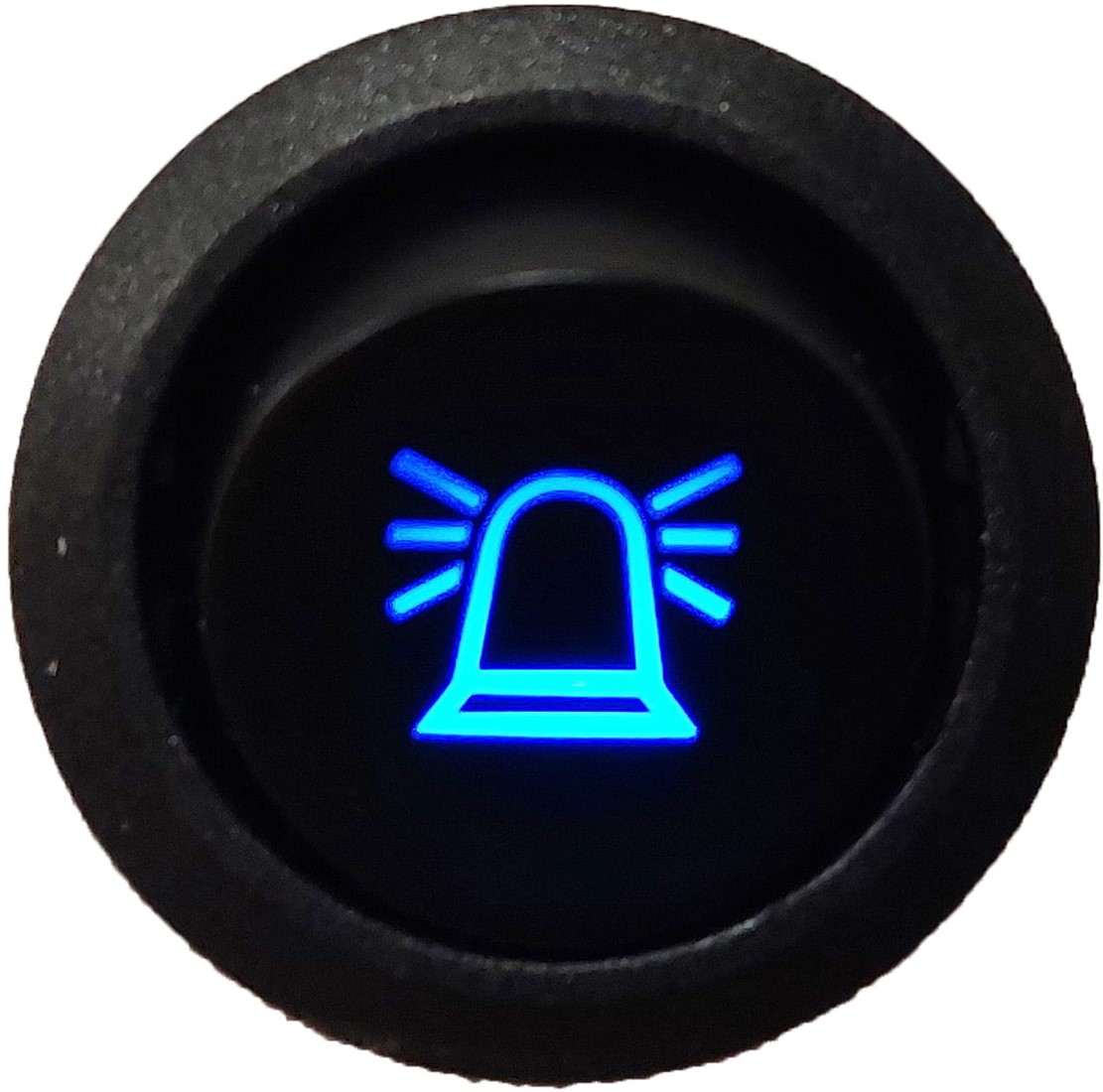 Switch Flashing light symbol / logo Blue 4 pins