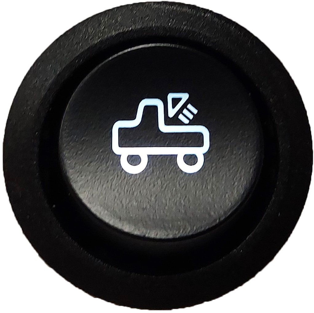 BI-Color Schakelaar Werklamp achter symbool / logo wit 4 pins Truck ...