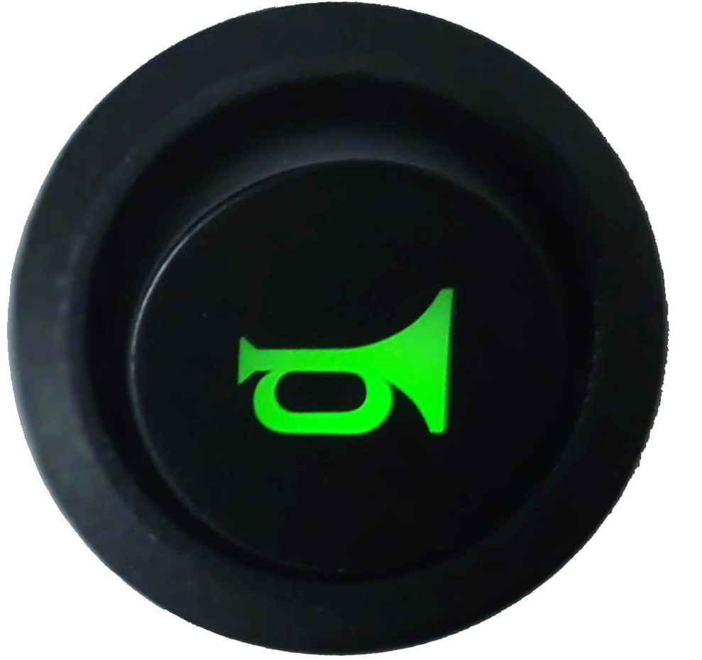 BI-color Switch siren symbol / logo red 4 pin