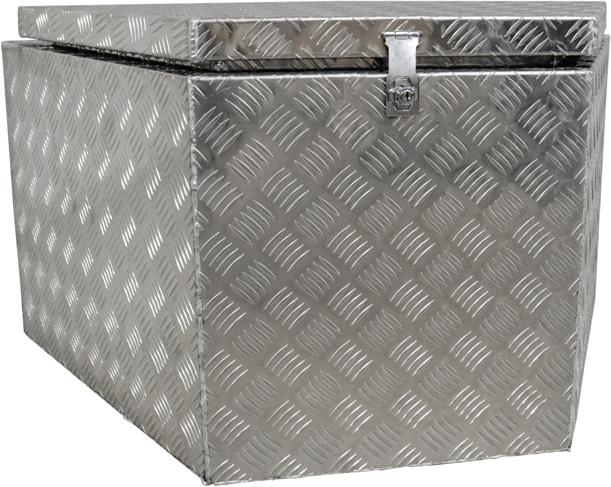 Aluminum checkerplate box - 865/395x485x460