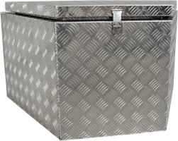 Aluminum checkerplate box - 865/395x485x460