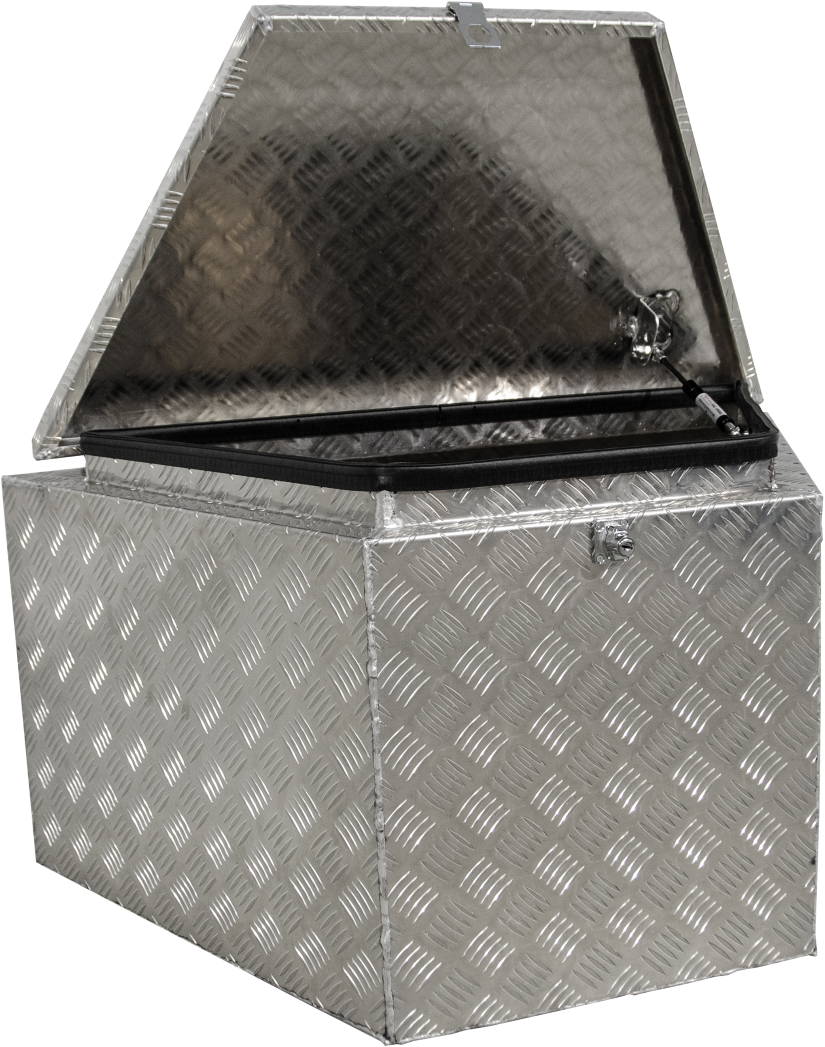 Aluminum checkerplate box - 865/395x485x460