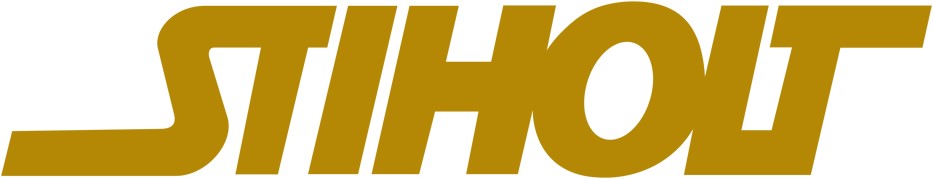 Sticker "Stiholt" - 50 cm - Gold - Yes, stick on the inside