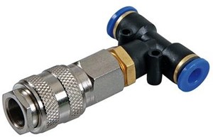 Air hose connector T-1 6mm Truck Accessoires