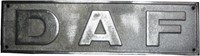DAF-Emblem aus Aluminium Truck Accessoires