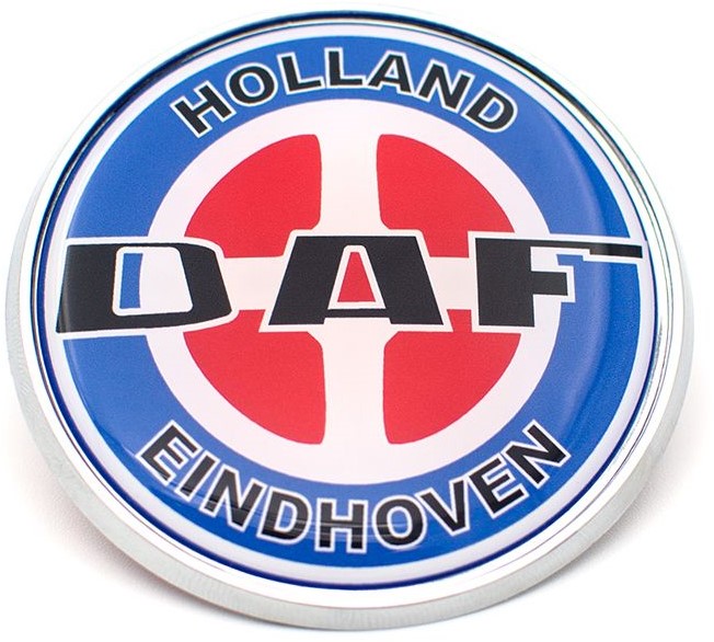 Emblem rund DAF Eindhoven Blau Truck Accessoires