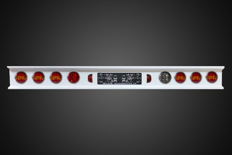 Danish bumper 8 holes including LED lamps