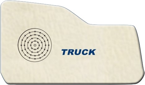 Door panels Volvo FH from '01 to '12 - Blue Truck Accessoires