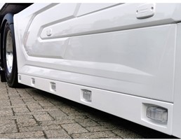 Polyester Zijskirtverlenger DAF XF / XG / XG+ Dubbelbranders Truck ...