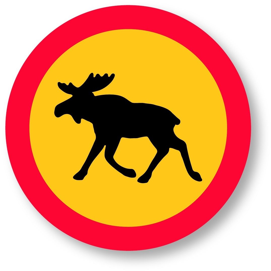 Sticker round - Moose Truck Accessoires