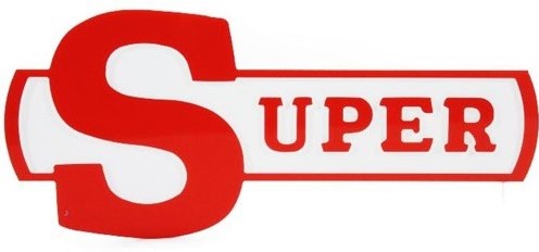 Embleem Super badge Truck Accessoires