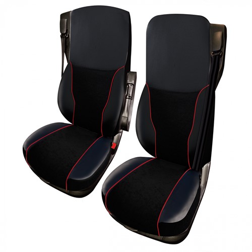 Seat cover set Extreme Professional DAF XF (2021-) / DAF XG / DAF XG+ folding seat for co-driver ...