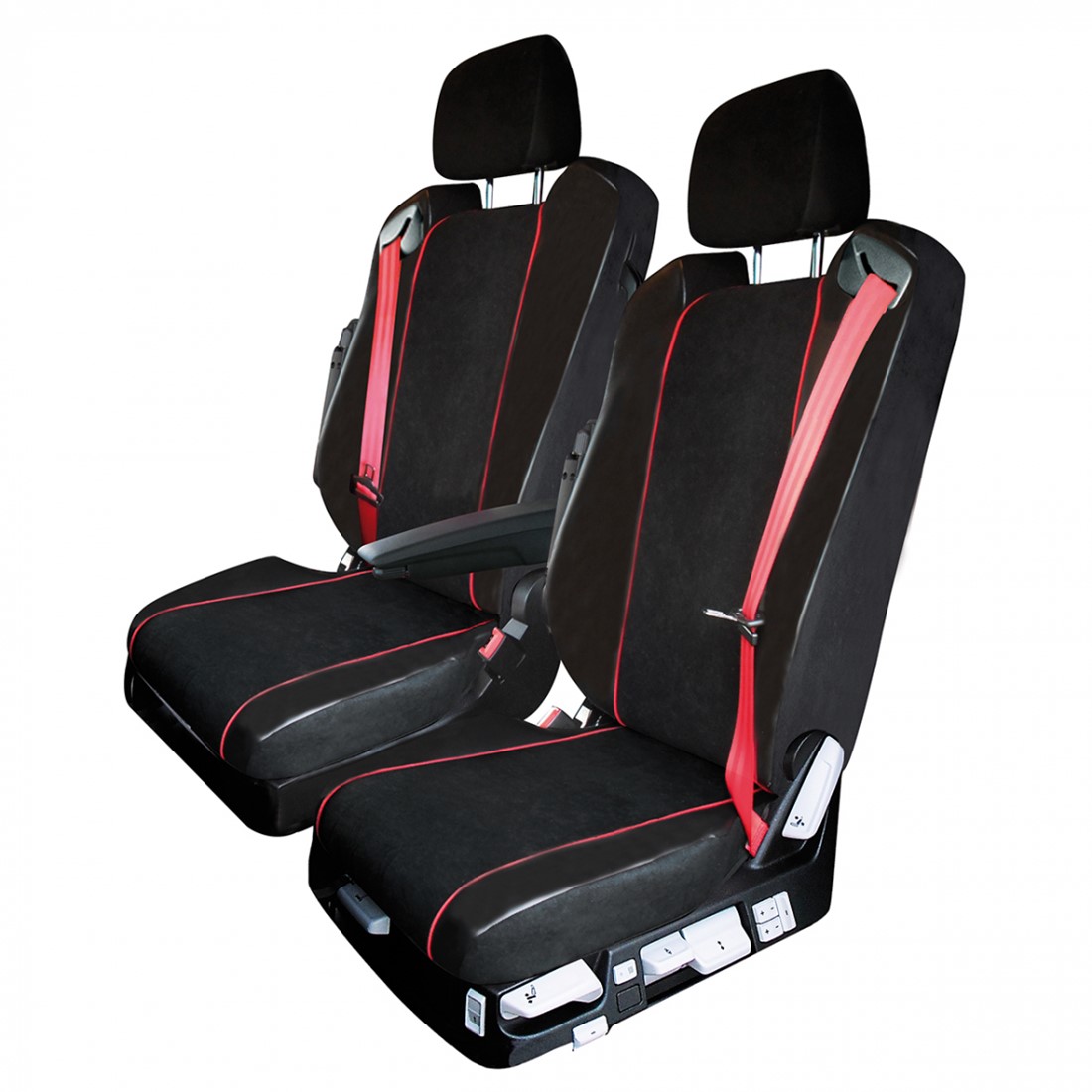 Sitzbezugset Extreme Professional Renault T/K/C/D ab '13 mit zwei separaten Kopfstützen Truck ...