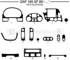 Dashboard design DAF XF 105 vanaf 06 met telefoonhouder Truck Accessoires