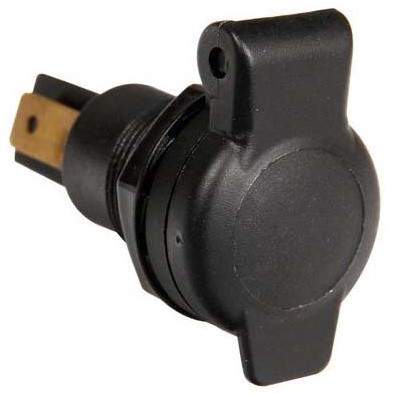 Built-in socket with protection cap