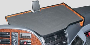 Dashboard driver table Mercedes Actros from 03 with cutout walnut