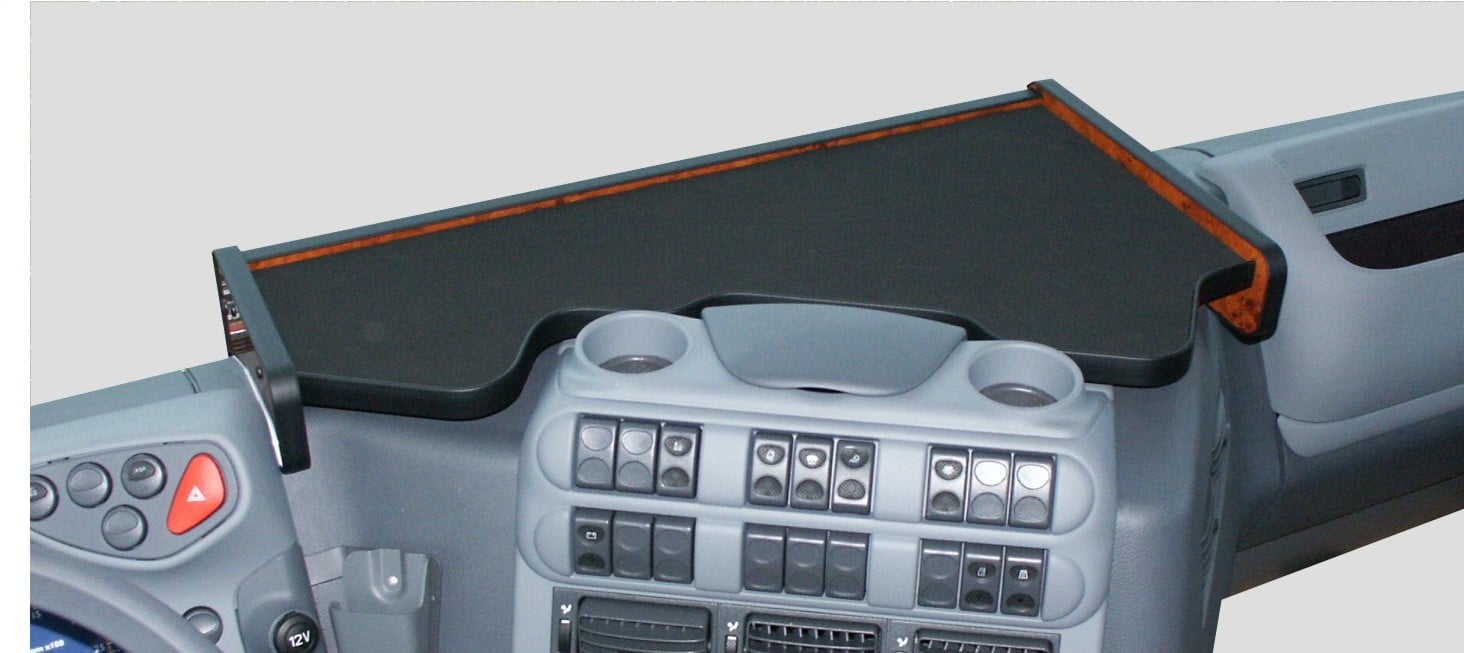 Dashboard driver table Iveco Stralis Active Space walnut wood