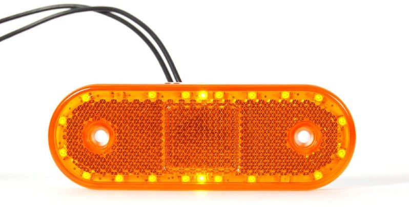 LED Marker Light Oval Orange Truck Accessoires