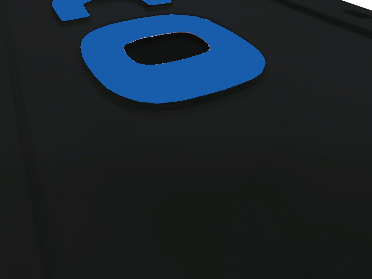 Set kleine Iveco Spatlappen zwart - blauw met opgelegde letters Truck ...