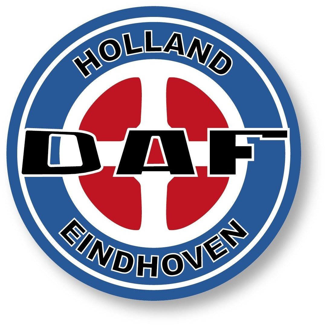 Sticker round - Holland Eindhoven with DAF logo Truck Accessoires