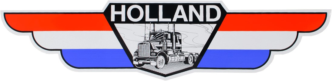 Sticker Holland groot Truck Accessoires