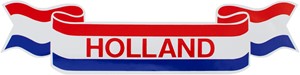 Sticker Holland flag large Truck Accessoires