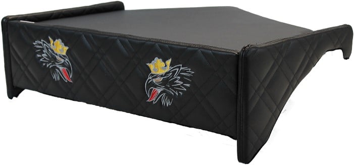 Stitched leather dashboard table Scania with logo Truck Accessoires