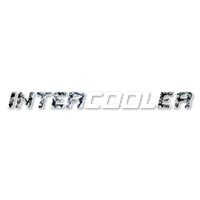 Sticker "Intercooler" - plush - Multiple colors