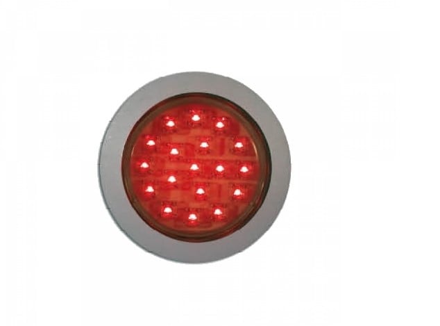 Binnen Verlichting LED Inbouw rood 24 volt Truck Accessoires