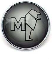 Emblem Round MAN grey