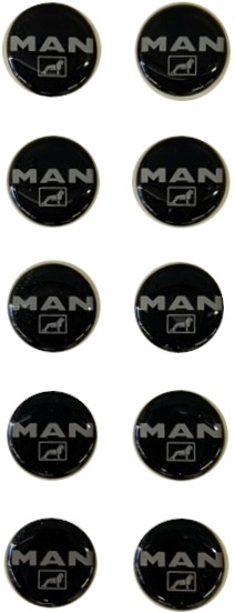Wheel Nut Cap Stickers MAN Truck Accessoires