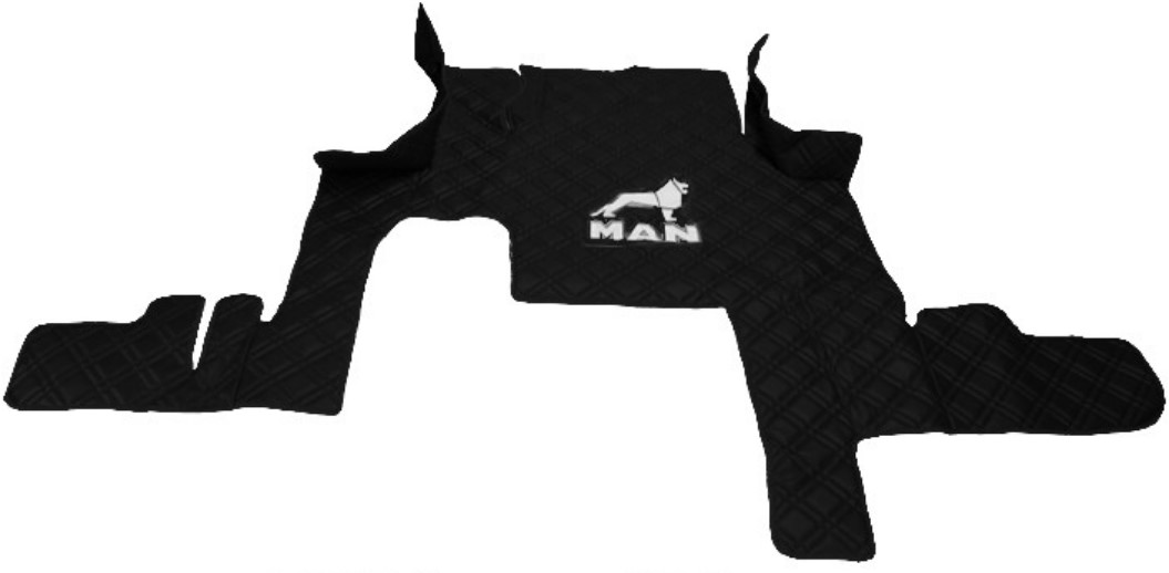 Engine cover MAN TGX 2020- black stitched Skai Truck Accessoires