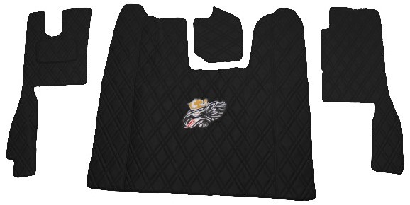 Engine cover and Floor mats Scania Next Gen R Black Truck Accessoires