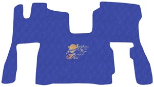 Engine cover and Floor mats Scania Next Gen S Blue Truck Accessoires