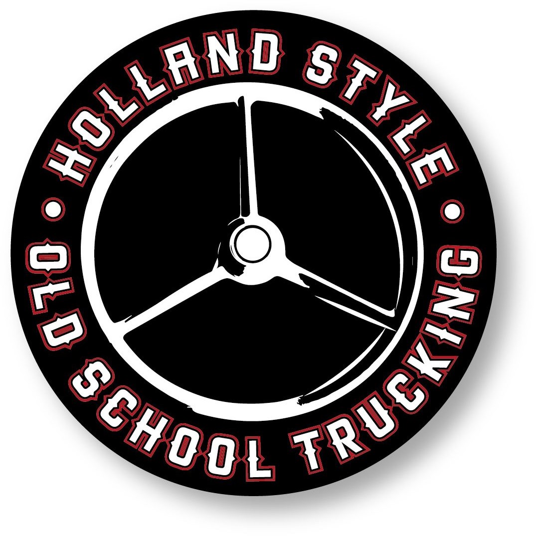 Sticker rond - Old School Trucking Truck Accessoires