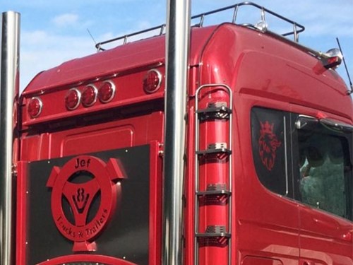 Old School roof rack Scania 4 Series