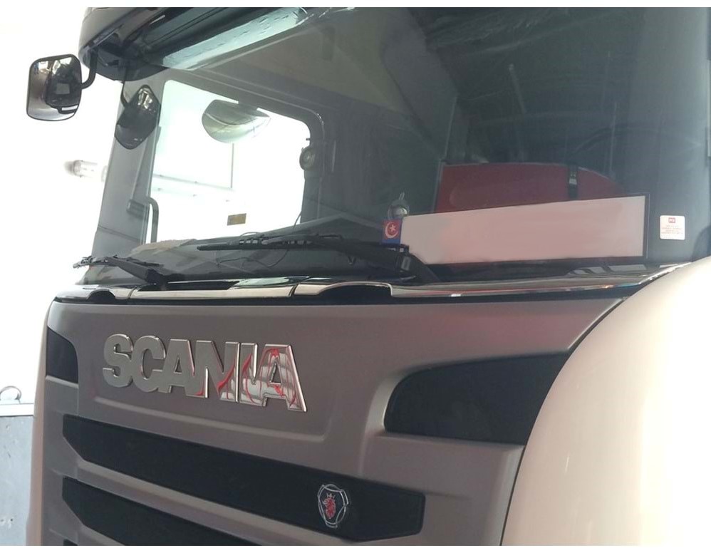 Stainless steel bottom strip wiper Scania