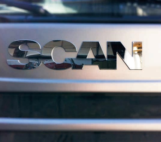 Stainless Steel Scania Letters