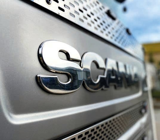 Stainless steel 3D Scania large