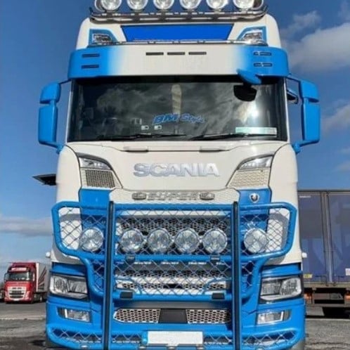 Polyester Sun Visor Scania Next Generation type 3D with old lamps