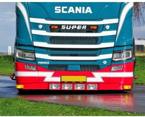 Polyester Bumper Spoiler Scania Next Generation Low Type 5